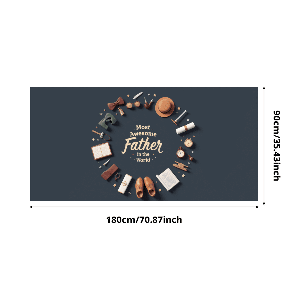 Decorative Design Awesome Father Banner Vintage Elements for Father's ...