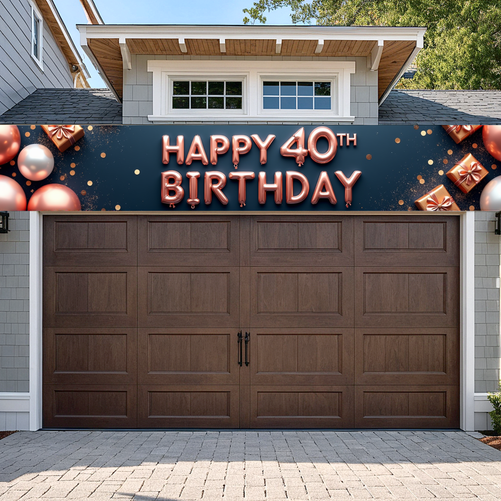 Decorative Design Banner Balloon Decoration Event Banner for Birthday ...