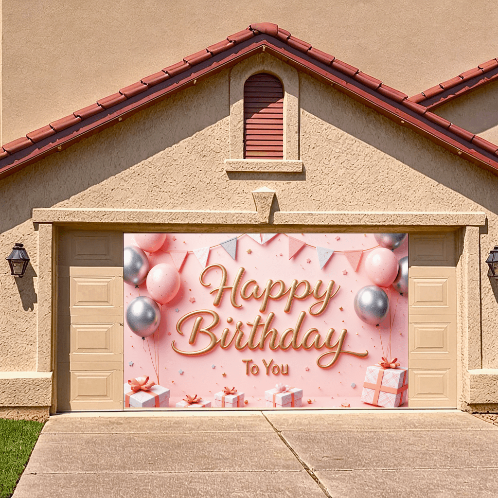 Decorative Design Banner Balloon Decoration Party Backdrop Gift ...
