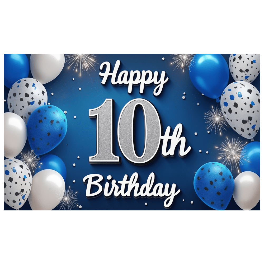 Decorative Design Banner Balloon Decoration Party Backdrop for Kids ...