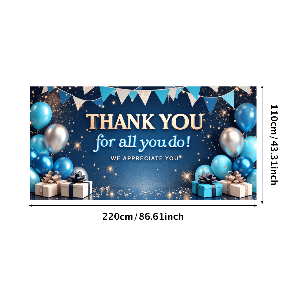 Decorative Design Event Banner Colorful Balloons Party Decoration ...