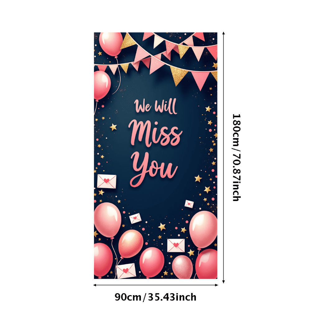 Decorative Design Farewell Party Banner Stars Design Goodbye Banner ...