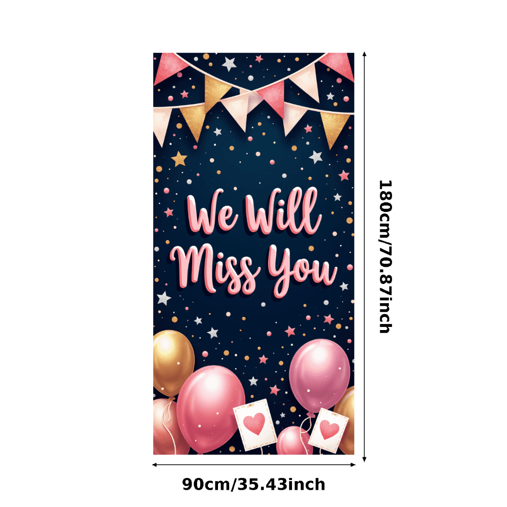 Decorative Design Farewell Party Banner Stars Design Goodbye Banner ...