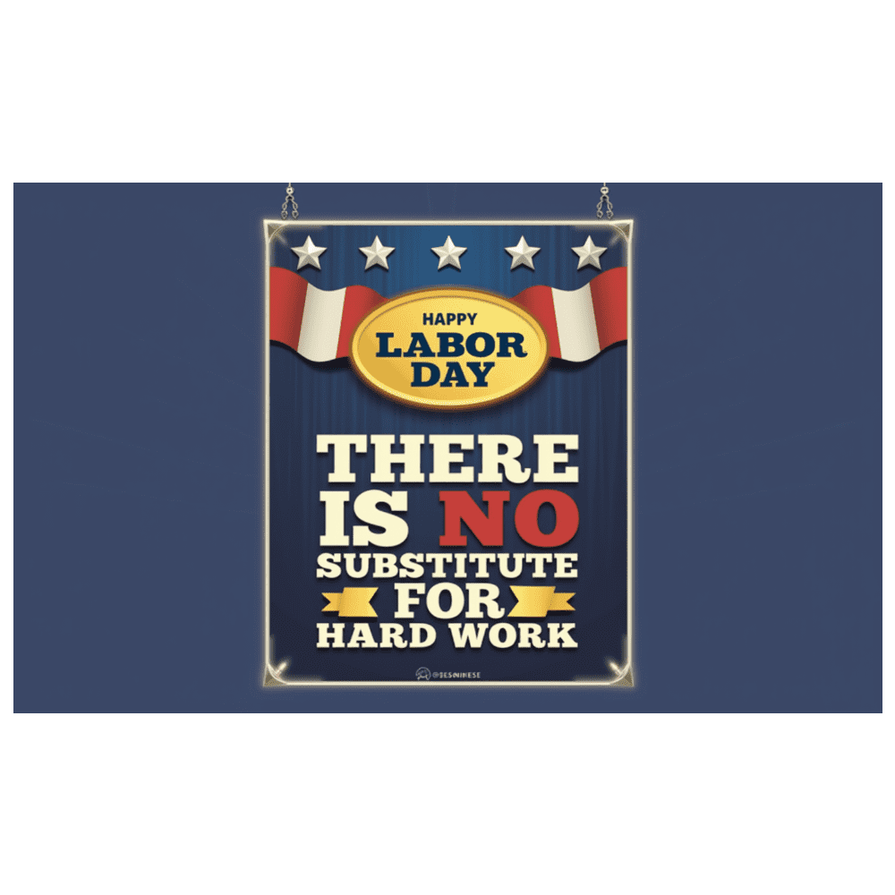 Decorative Design Happy Labor Day Banner Festive Theme Work Celebration ...