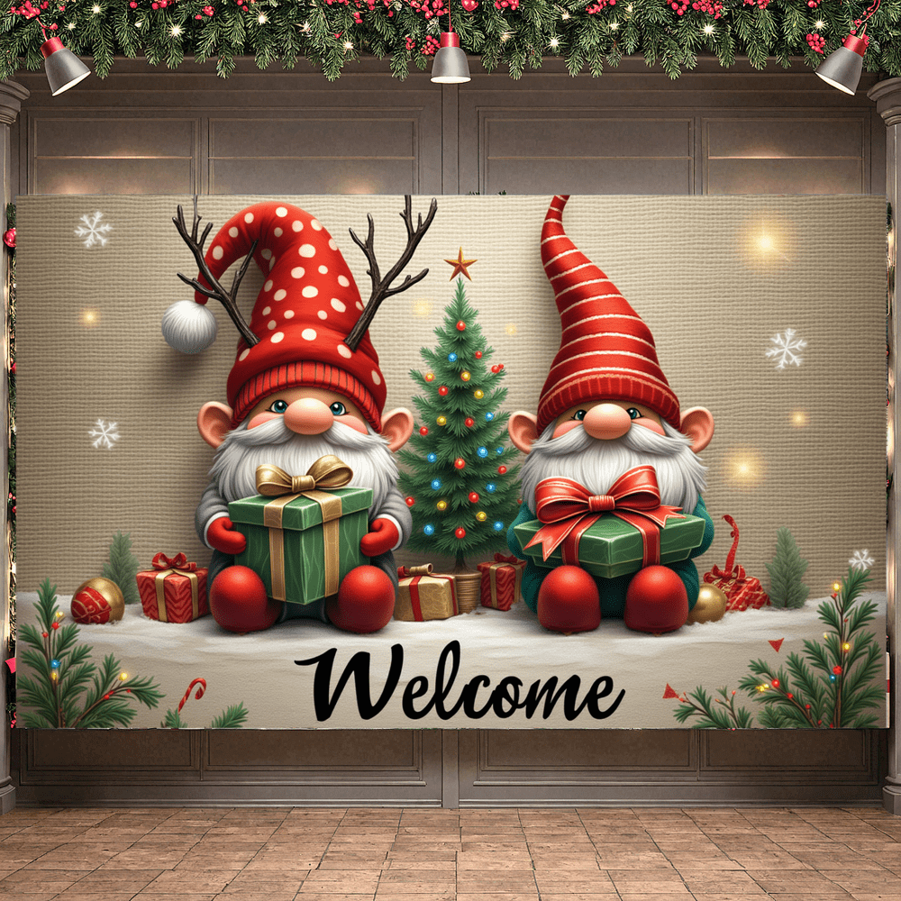 Decorative Design Merry Christmas Snowman Banner Holiday Atmosphere ...