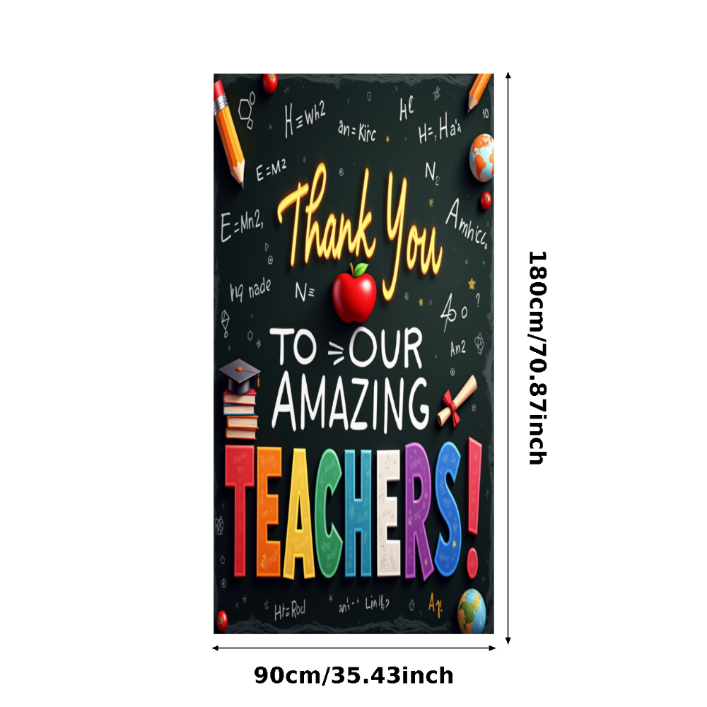Decorative Design Thank You Banner Educational Graphics School Theme ...