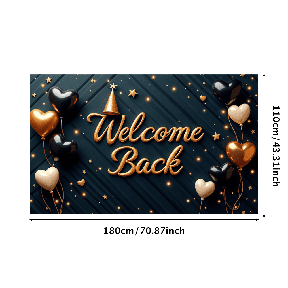 Decorative Design Welcome Banner Balloon Decoration Heart Shape for ...