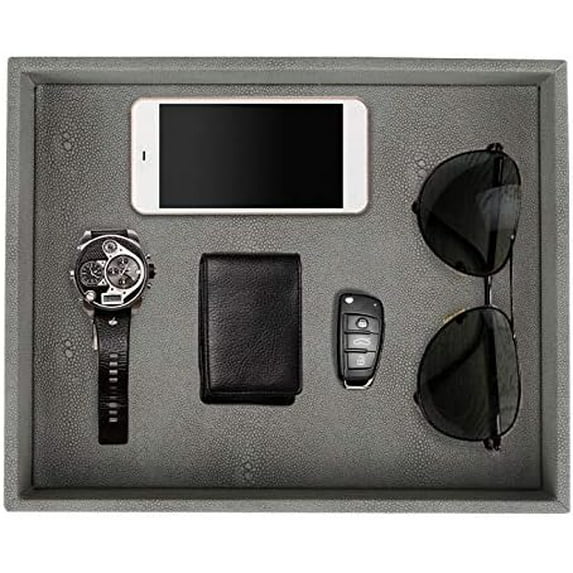 Decorative Desktop Organizer Tray, Bathroom Vanity Tray, Storage ...