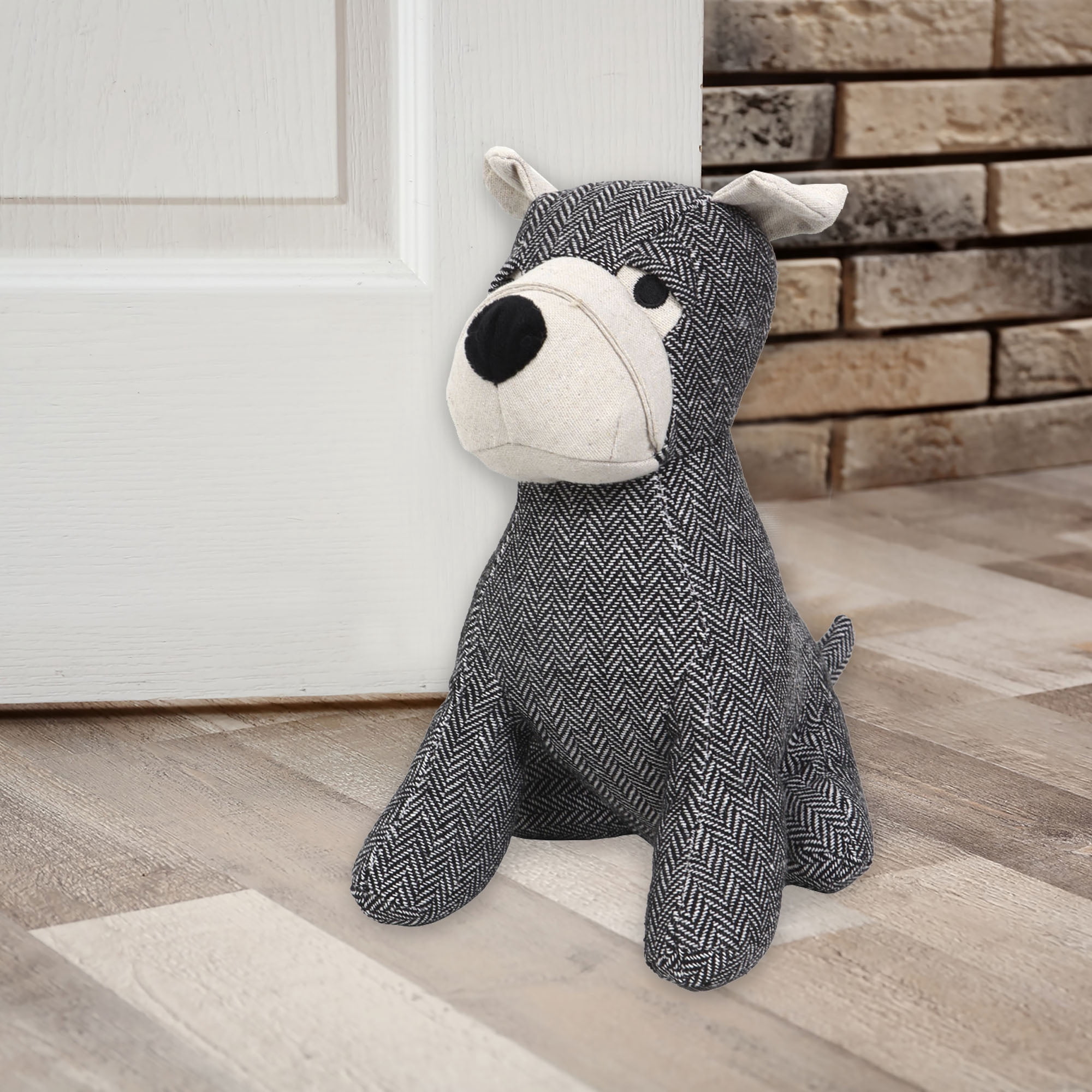 Decorative Dog Door Stop - 2.3 lb. Weighted Door Stopper for Living ...