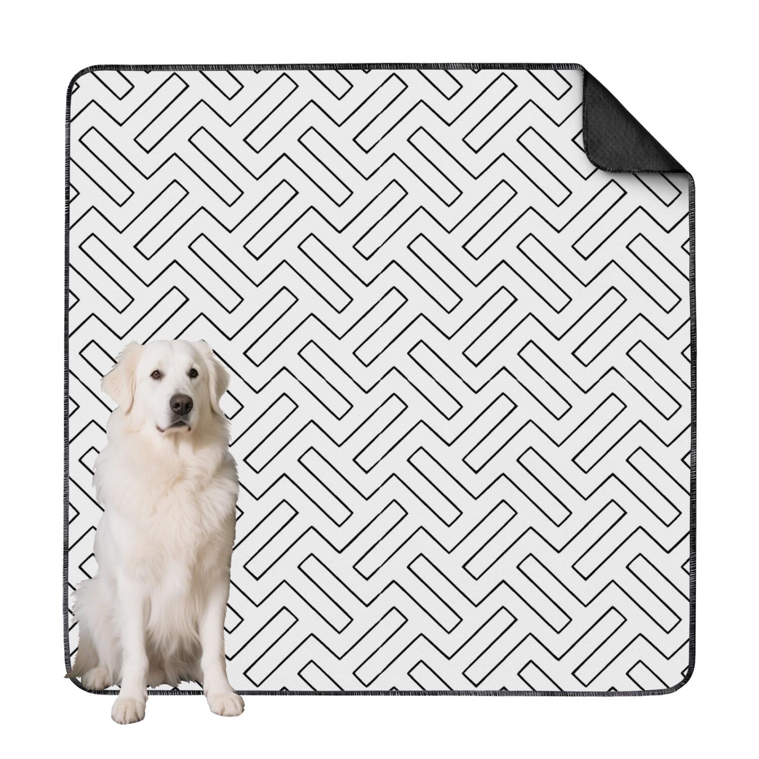 Decorative Dog Pee Pads, Stylish Washable Reusable Potty Pads for ...