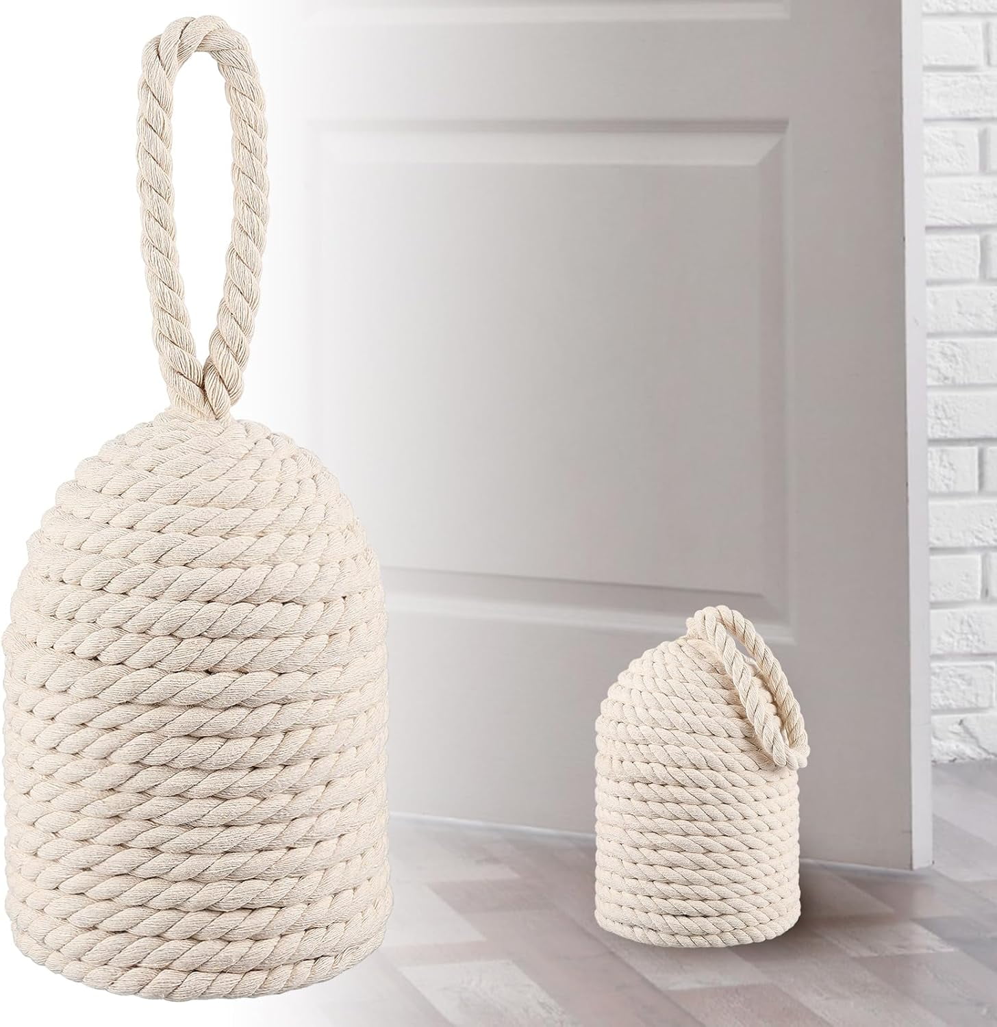Decorative Door Stop Rope Door Stop with Handle 4.72 ''d x 11.42''h 5 ...