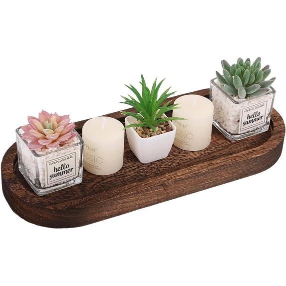 Decorative Dough Bowl for Home Decor Large Natural Holder Tray Decor ...