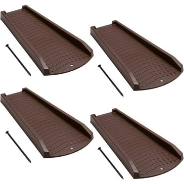 AP Products Polar White 8 Foot Gutter Rail - Drip Rail Insert - Walmart.com