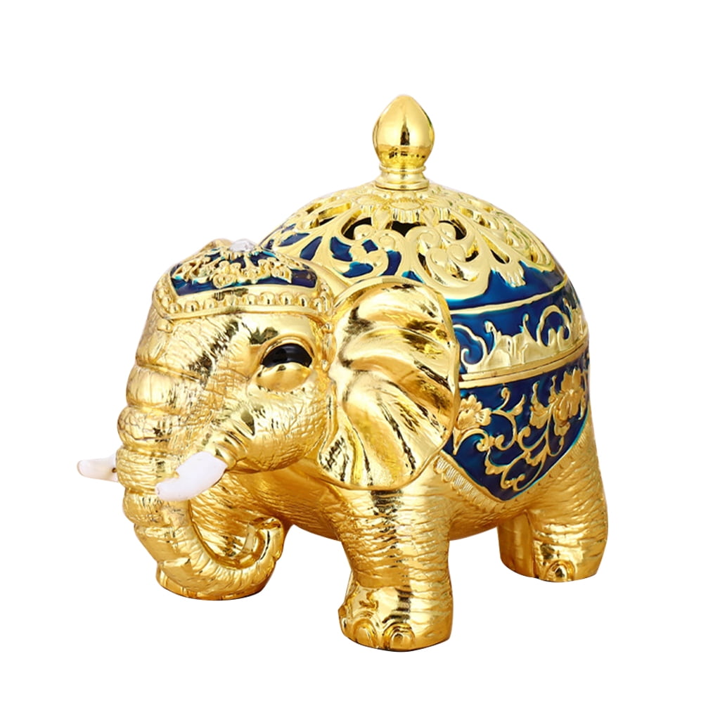 Decorative Elephant Backflow Holder, Home for Burner, Metal Holder ...