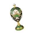 Decorative Enameled Metal Keepsakes Container For Home Organization ...