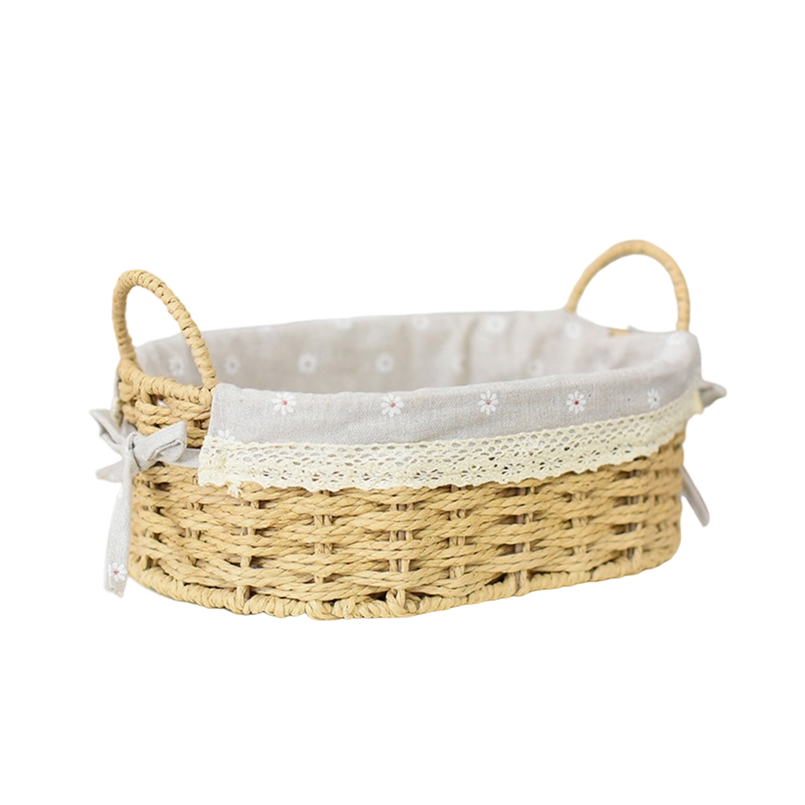 Decorative Entryway Basket Woven Storage Basket Organiser Box For Toy ...