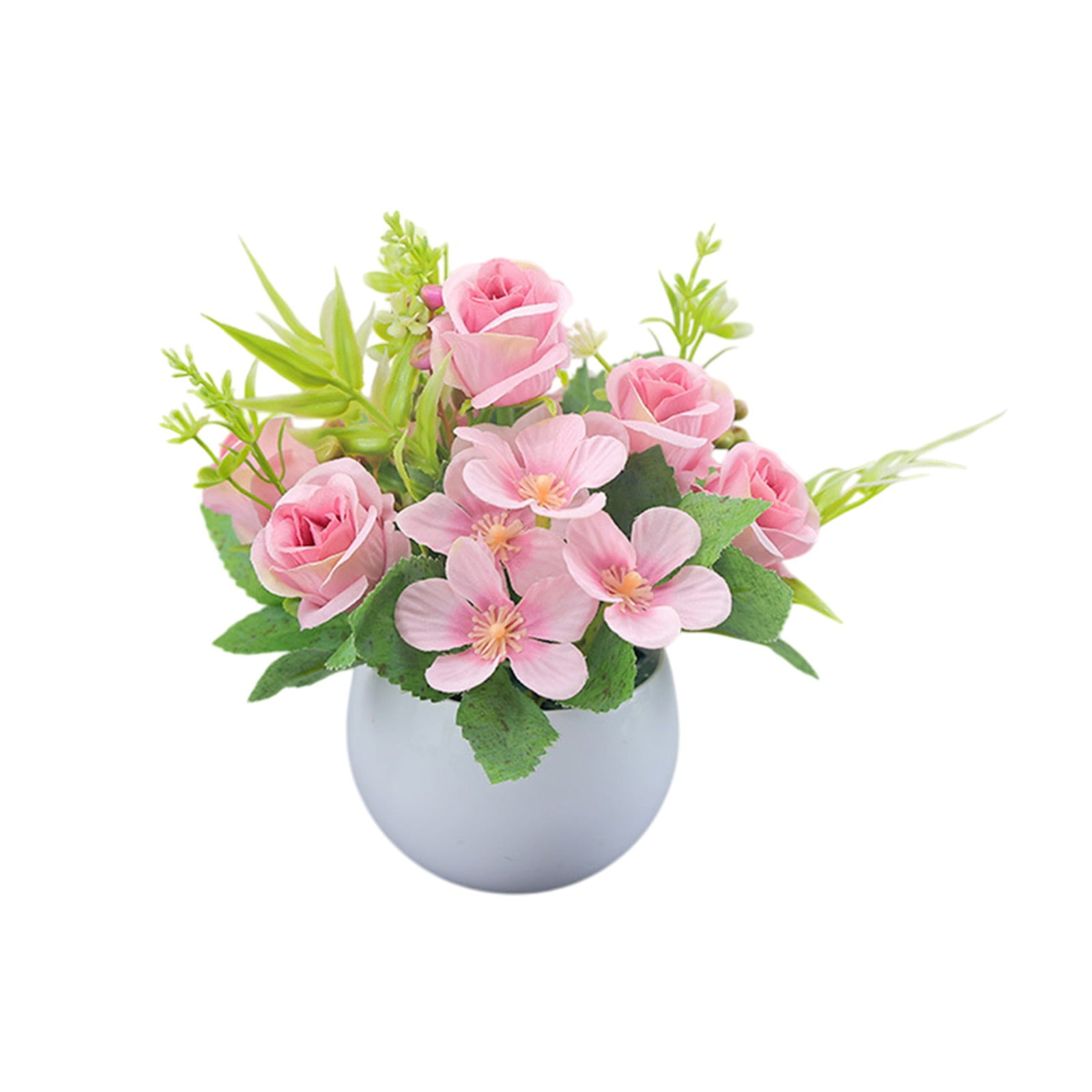 Decorative Fake Flowers Artificial Bouquet Polyester Realistic PE ...