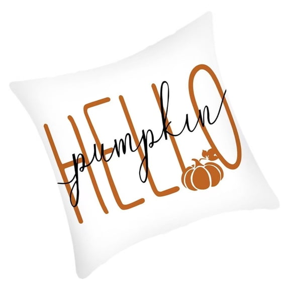 Decorative Fall Pumpkin Pillow Cover 45x45cm Polyester Fabric Friendly ...