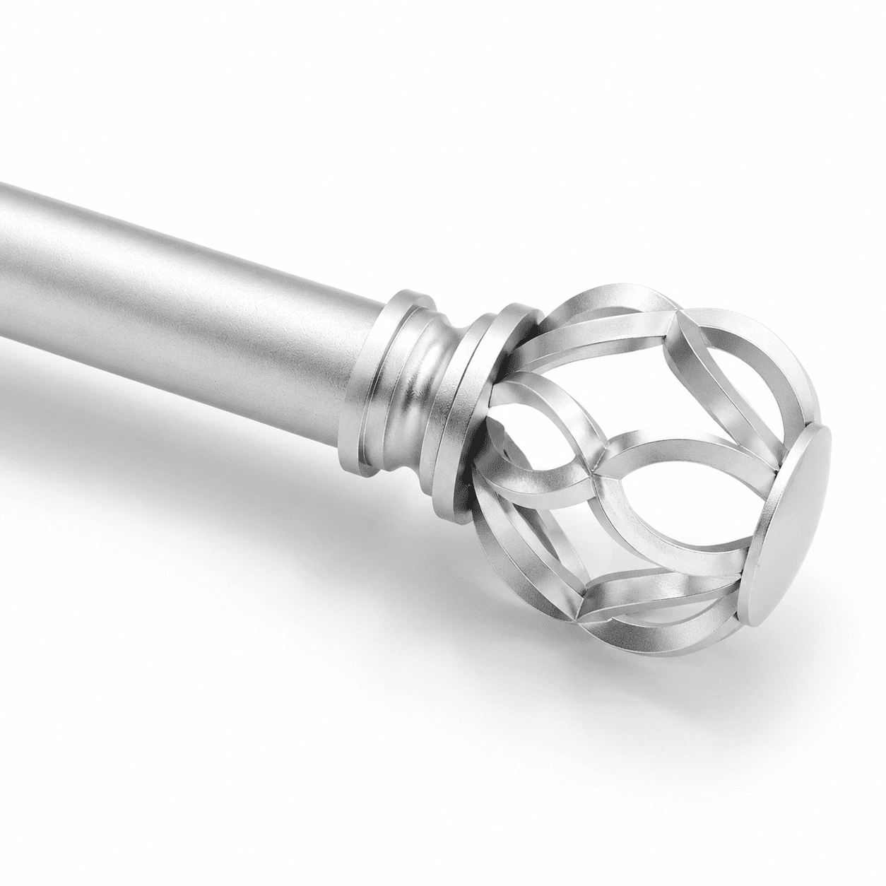Decorative Farmhouse Curtain Rods:36-88 Inch Adjustable Heavy Duty ...
