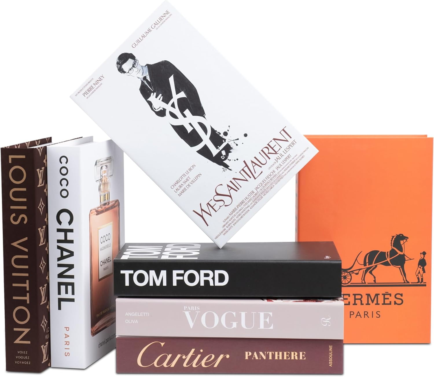 Decorative Faux Books | Large | 7 PCS | Home Decor | Coffee Table ...