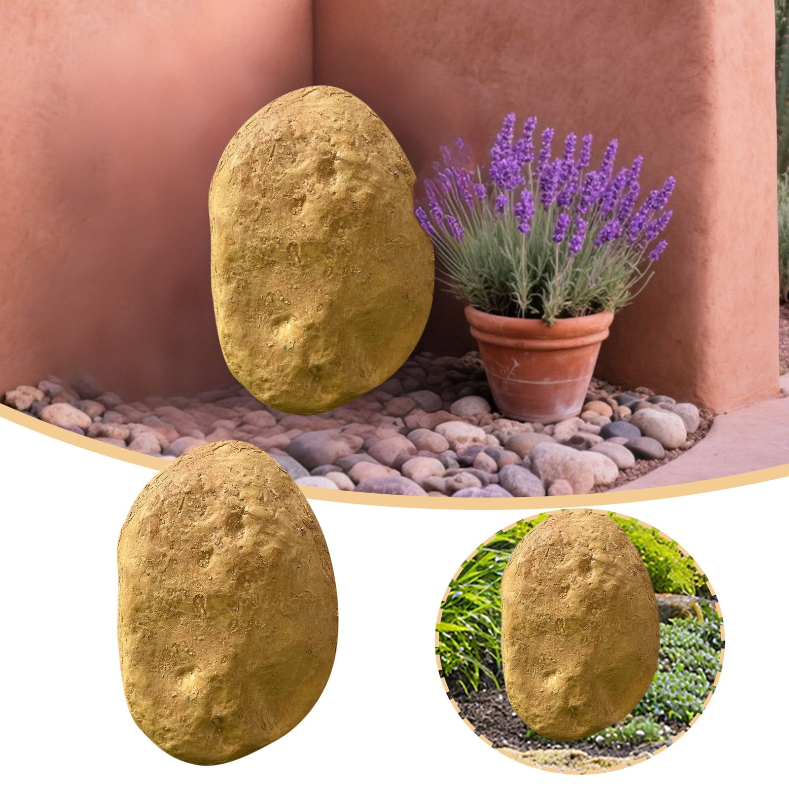 Decorative Rock Cover Lightweight Artificial Stone for Landscaping PU ...