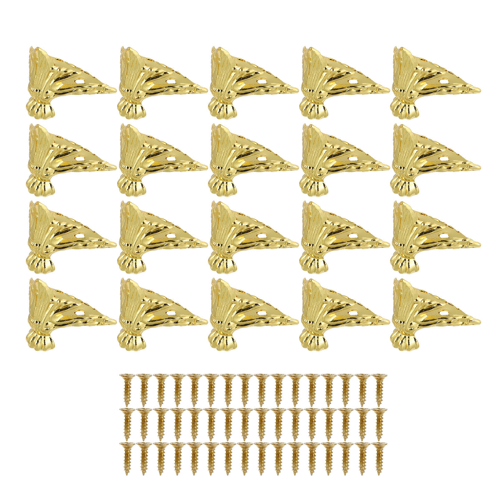 Decorative Feet 20 Pcs Wood Case Leg Furniture Small Metal Box Legs ...