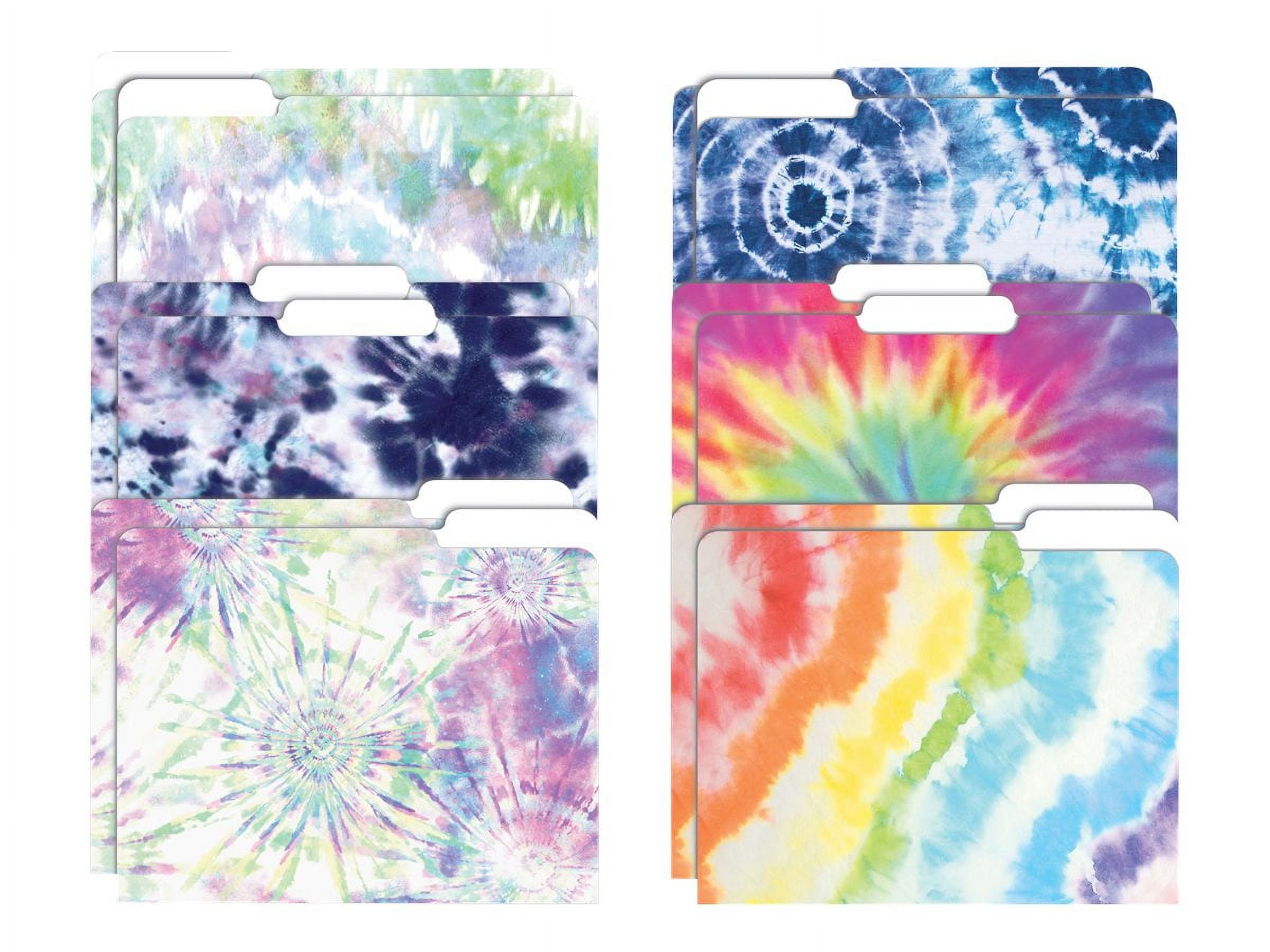 Decorative File Folders, 12 Pack, 6 Designs, Heavyweight, Letter Size ...