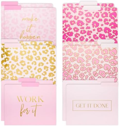 Decorative File Folders - Stylish Organization & Pink File Folders ...