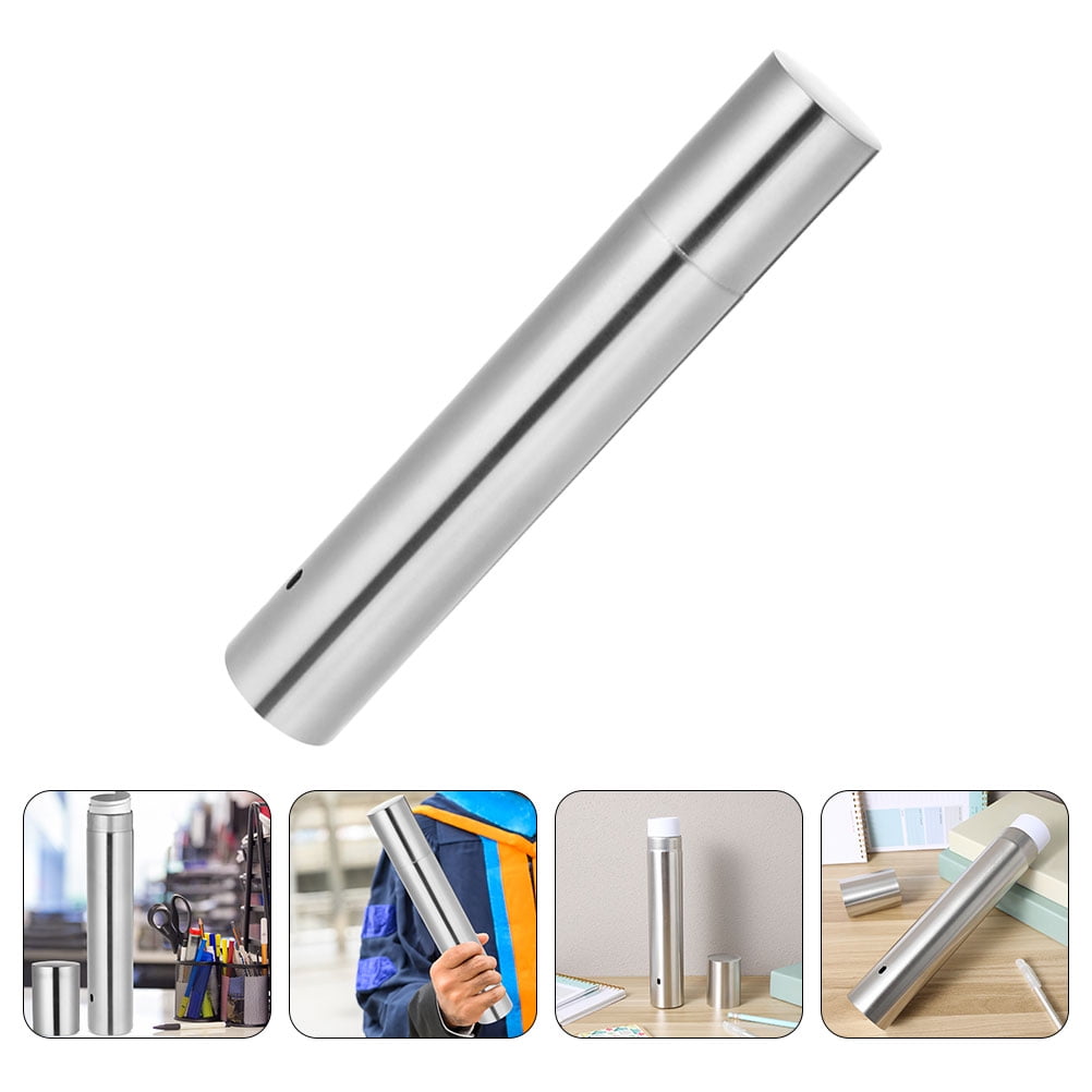 Decorative File Tube Diploma Tube Stainless Steel Certificate Storage ...