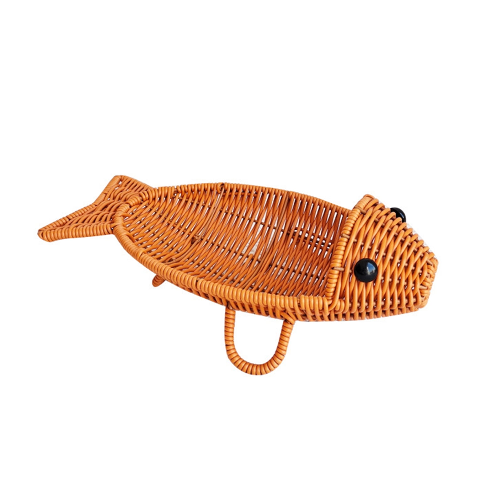 Decorative Fish Shape Woven Basket Elegant Fish Shape Basket Faux ...