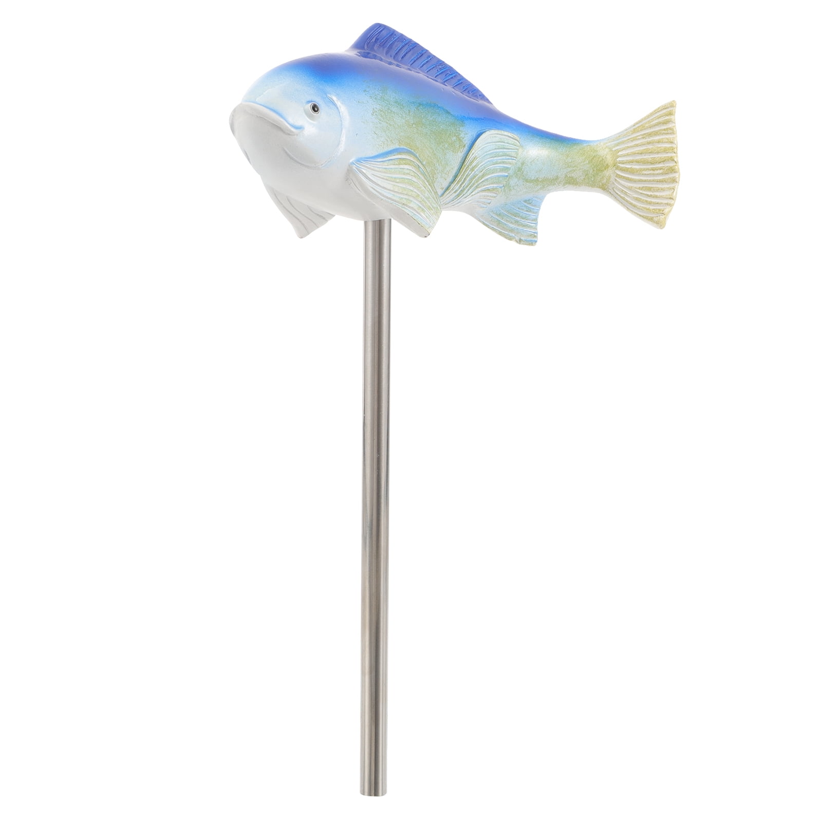 Red Resin Fish Shape Stake Decor for Garden Yard Outdoor Decoration ...