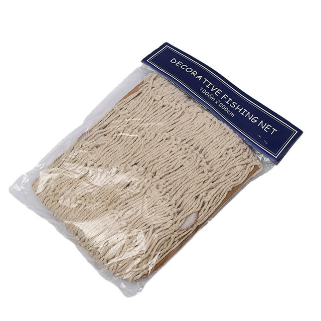 Decorative Fishnet Nautical Fishing Net Wall Hanging Decor,with ...