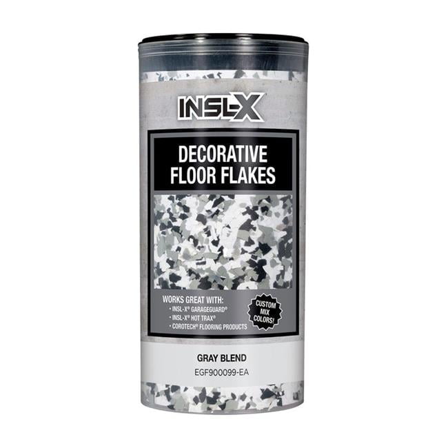Insl-X 1895291 Flat Gray Blend Decorative Color Flakes & Chips, 10 oz ...