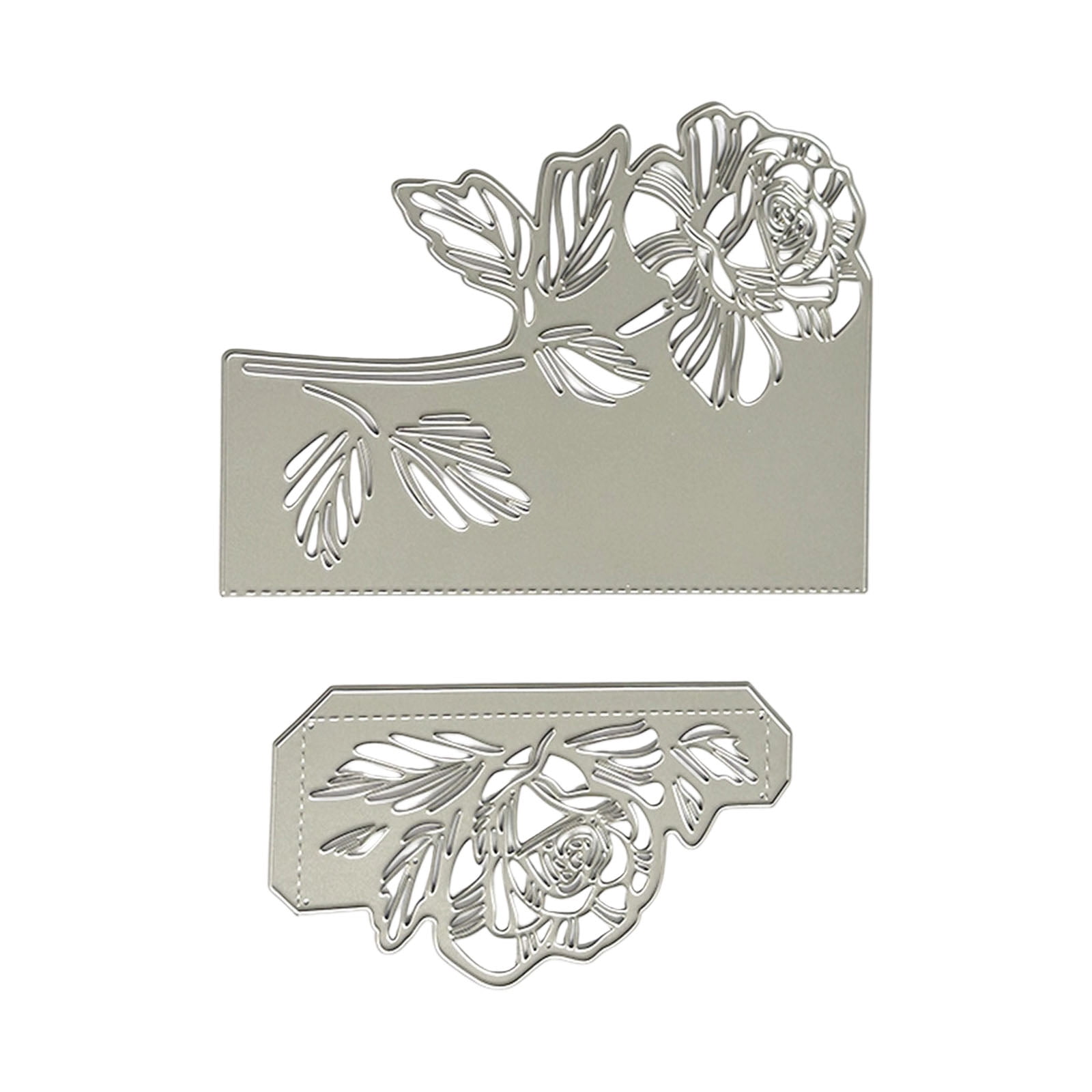 Decorative Floral Die Cut Stencils for Photo Albums, Card Making ...