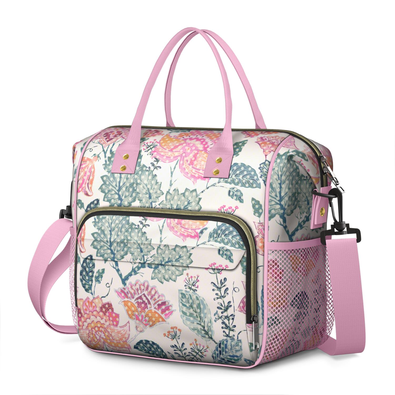 Decorative Floral Paisley Lunch Box – Dual Compartment Cooler for ...
