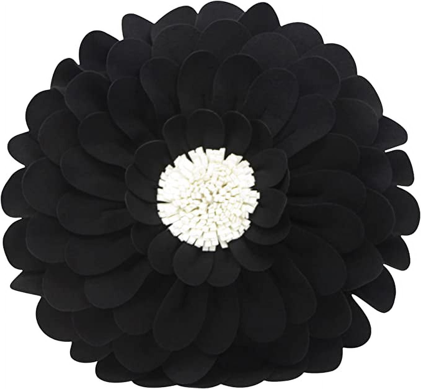 Decorative Flower Pillows – 3D Happy Daisy Flower Throw Pillow - Design ...