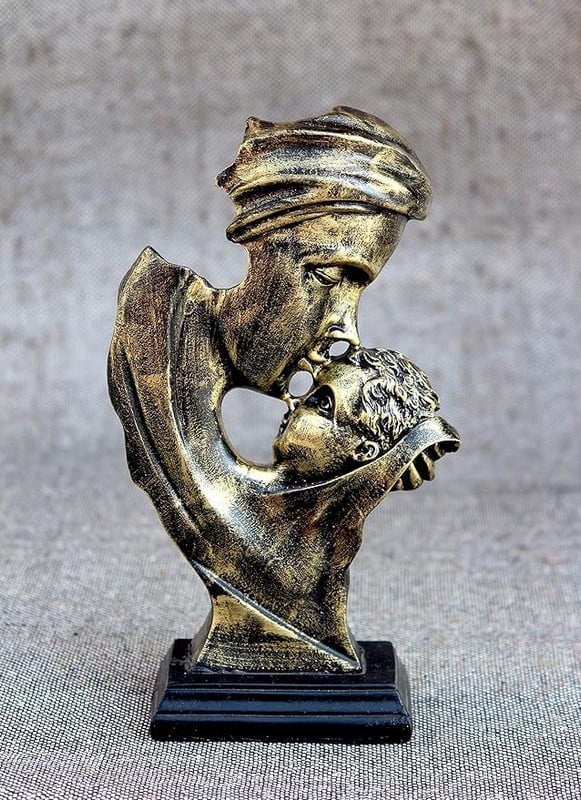 Decorative Flower Pink Lady Face with Basket Statue for Home Decor ...