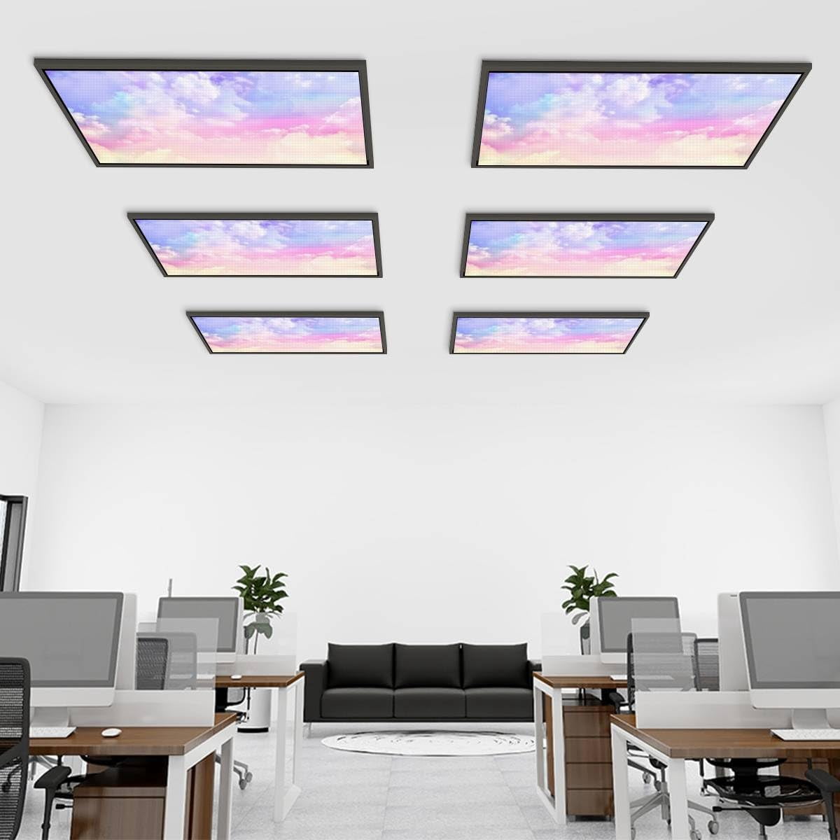 Decorative Fluorescent Light Covers For Ceiling Lights 6 Pas Pastel ...