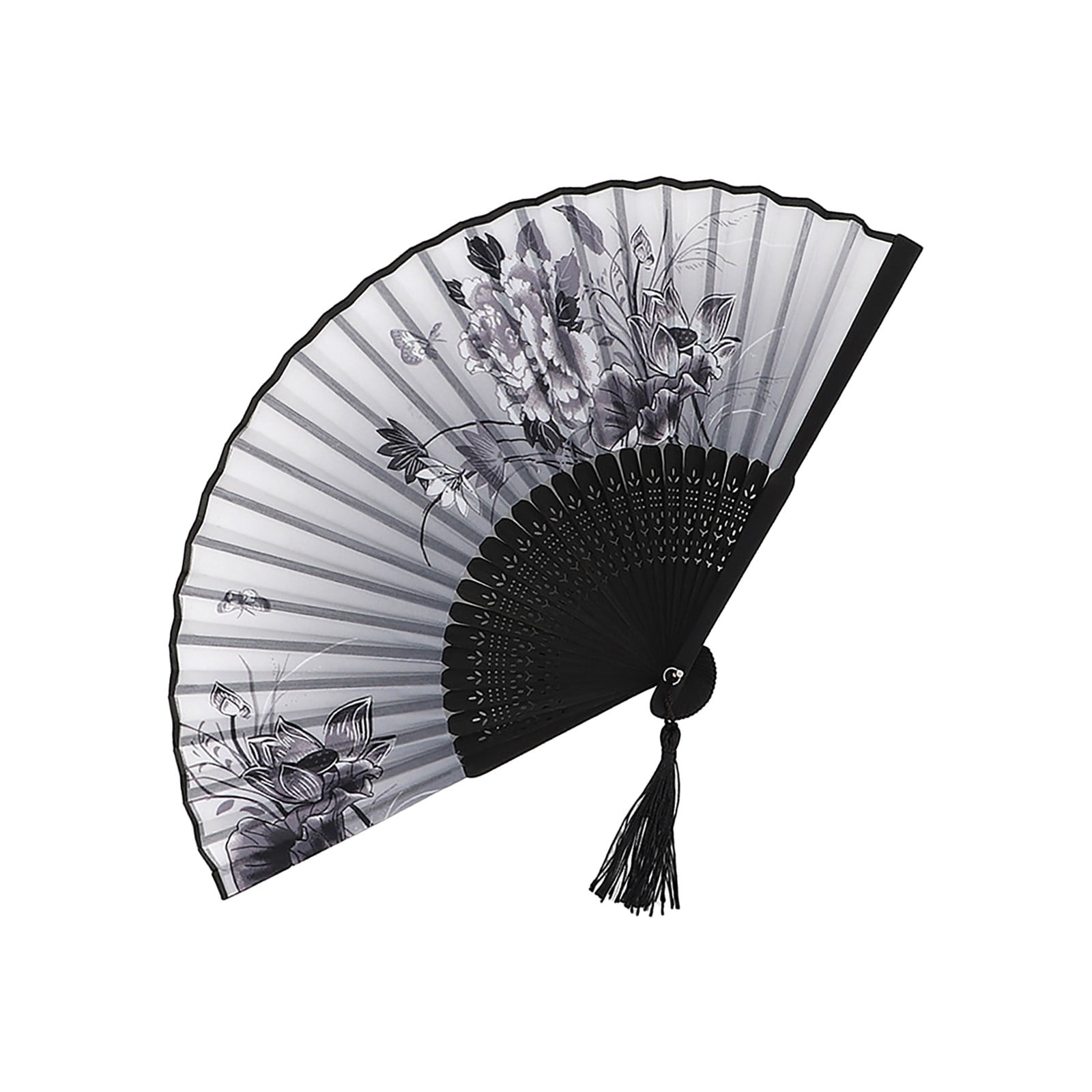 Decorative Folding Fans, 8 in Bamboo Construction, Hand Fans for Women ...