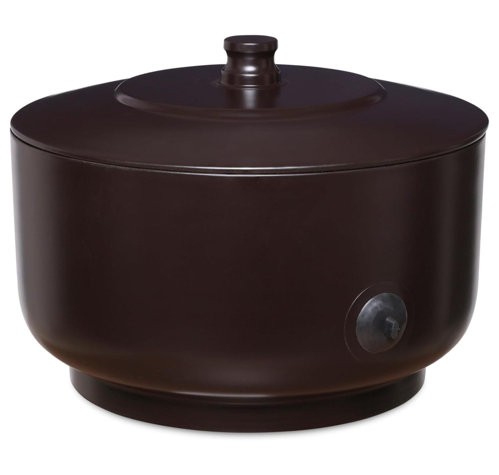 Decorative Footed Garden Water Hose Holder Pot with Lid - 100ft Hose ...