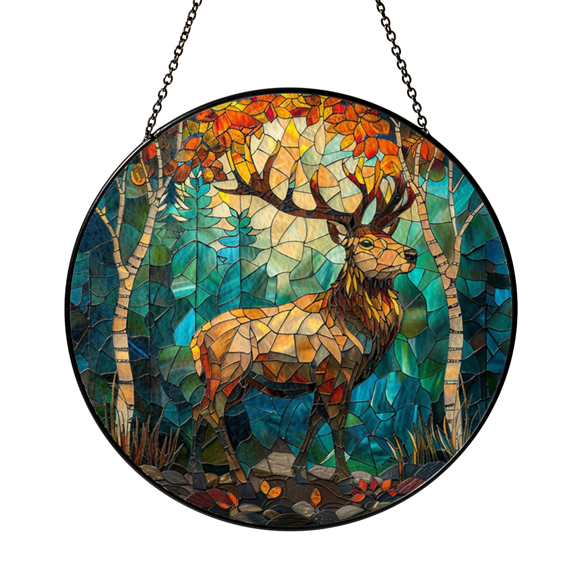 Decorative Forest Window Hanging – Deer Acrylic Suncatcher - Walmart.com