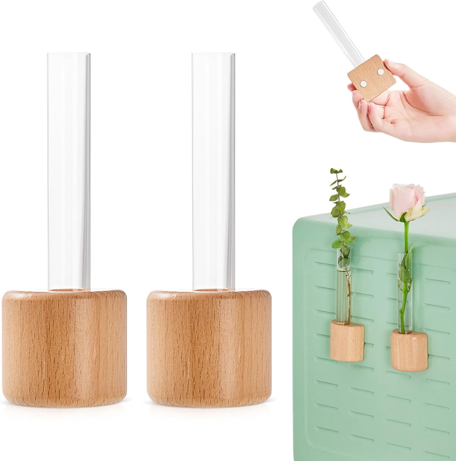 Decorative Fridge Magnets - Mini Vase Planter Magnets for Refrigerator ...