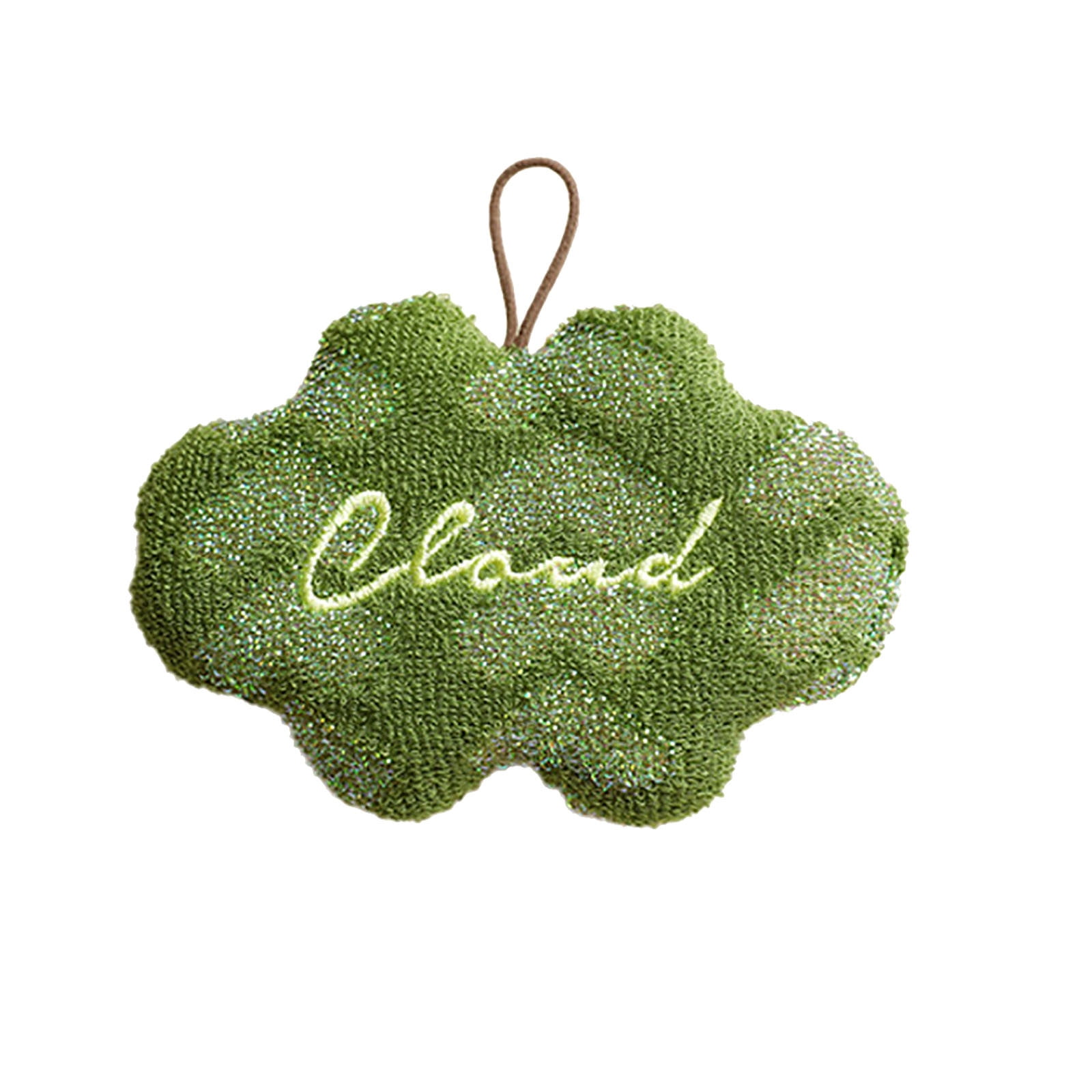 Decorative And Functional Embroidered Scouring Sponge, Dual-Sided ...