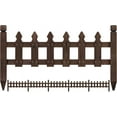 Decorative Garden Fence, Edging Landscape Wood Picket Fencing ...