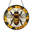 Decorative Geometric Stained Glass Circular Window Art - Walmart.com