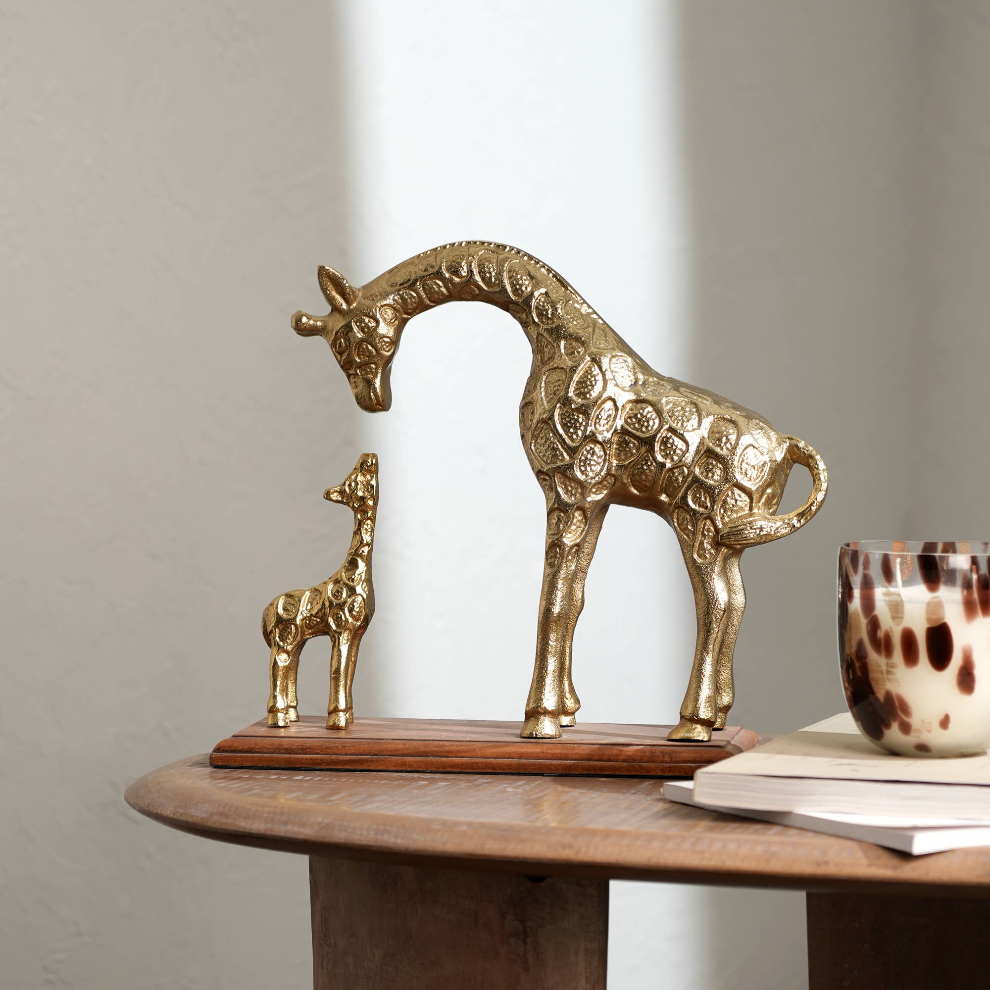 Decorative Giraffe Sculpture-Animal Figurine-11x4.5x11" - Walmart.com