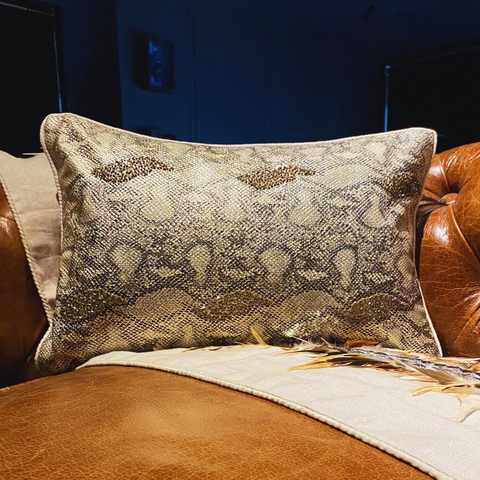 Decorative Gold 12"x20" (30x50 cm) Oblong Sofa Pillow Case, Faux ...
