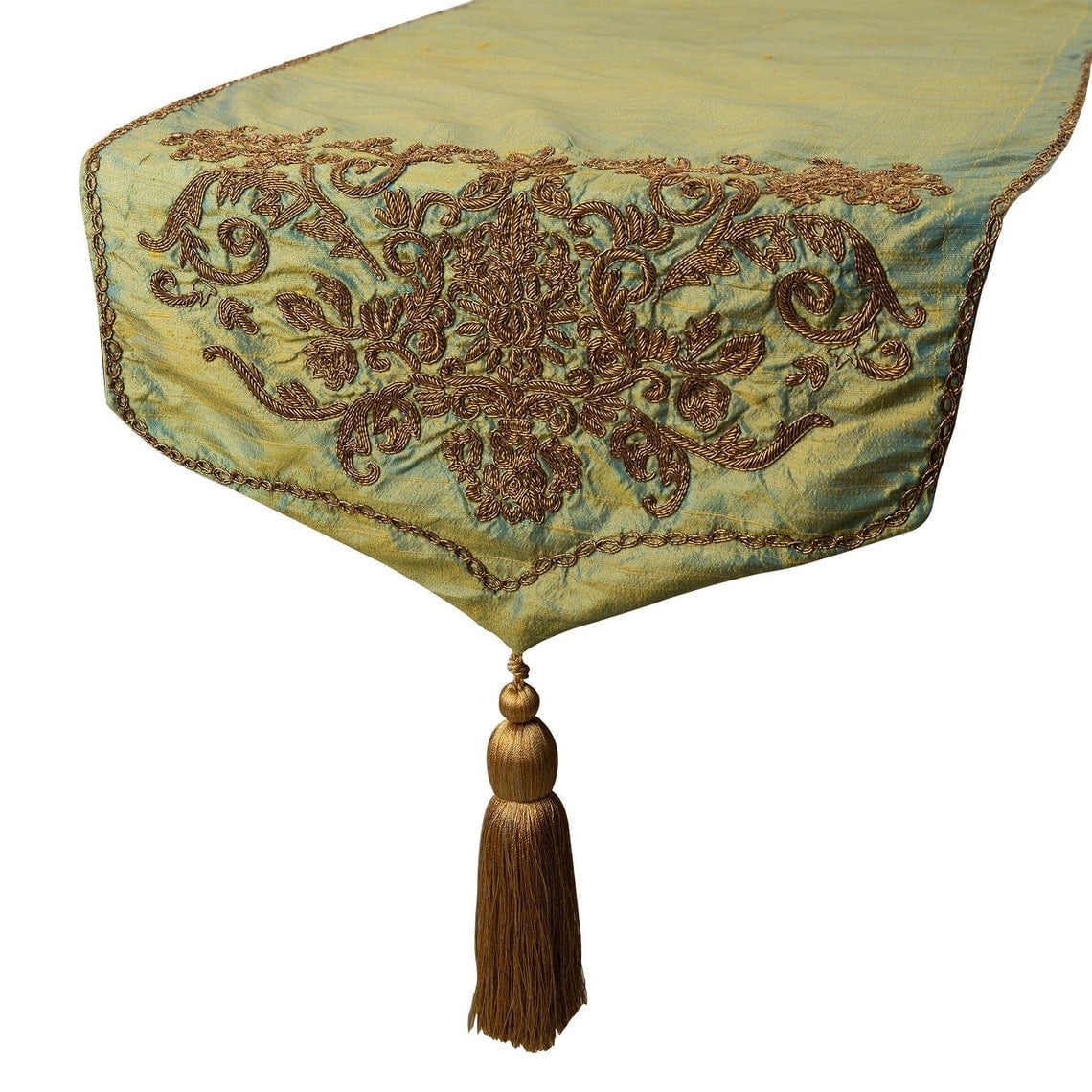 Decorative Gold Table Runner 6 - 8 Seater Table Runner (16 x 90 inch ...