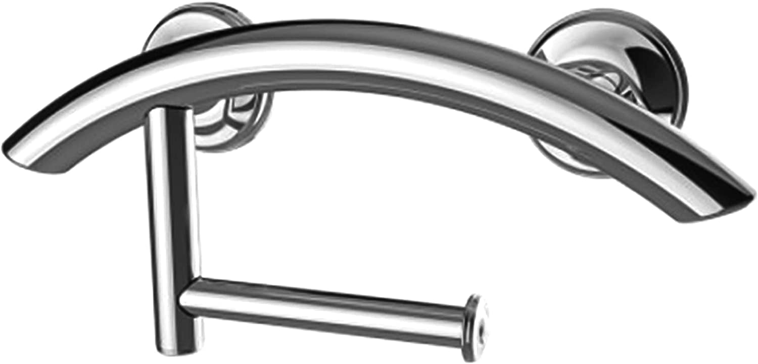 Decorative Grab Bars - 3-in-1 Safety Towel Bars with Toilet Paper ...