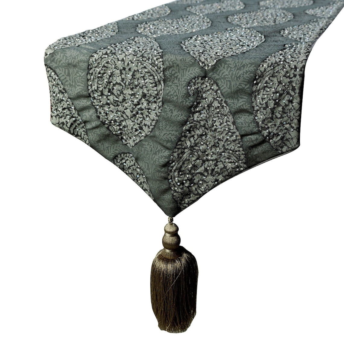 Decorative Grey Table Runner 6 - 8 Seater Table Runner (14 x 90 inch ...